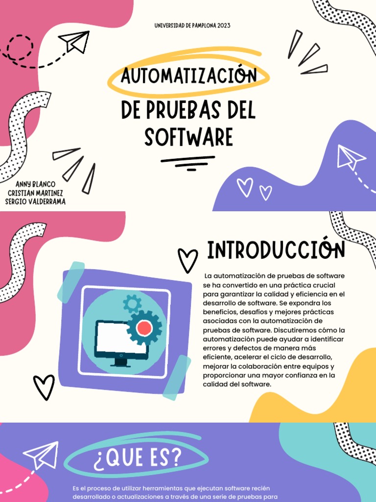 Automatización de Prueba Del Software | PDF | Software | Ingeniería de software