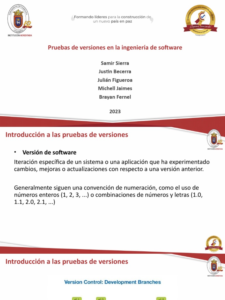 Exposicion Pruebas de Version | Descargar gratis PDF | Software | Usabilidad