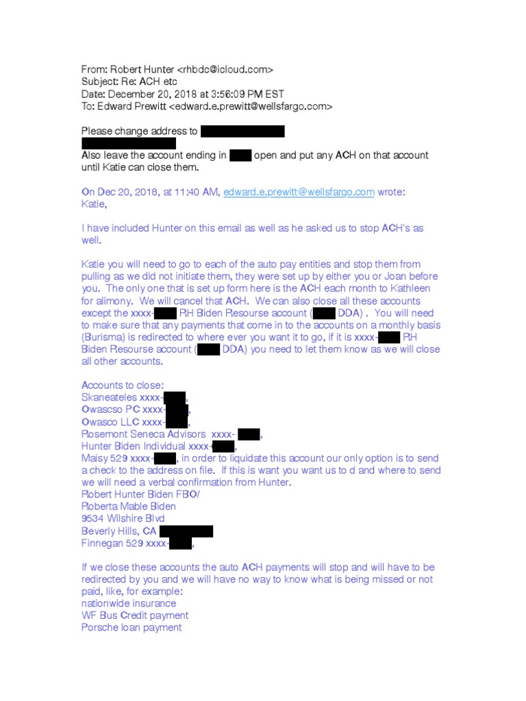 Hunter Wells Fargo Accounts | PDF | Service Industries | Banking