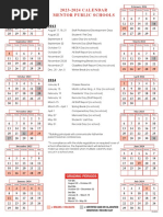 TCAPS School Calendar 2024-2025 | PDF