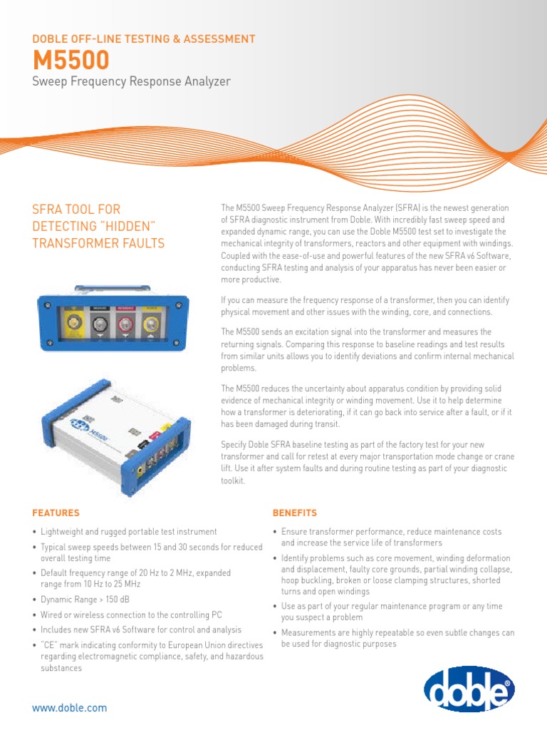 M5500 Web1 | PDF | Transformer | Hertz