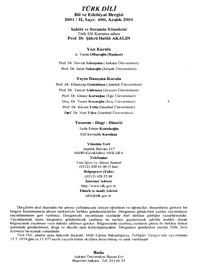 Muna Yuceol Ozezen Turkce Deyimler Uzerine Birkac Soz | PDF