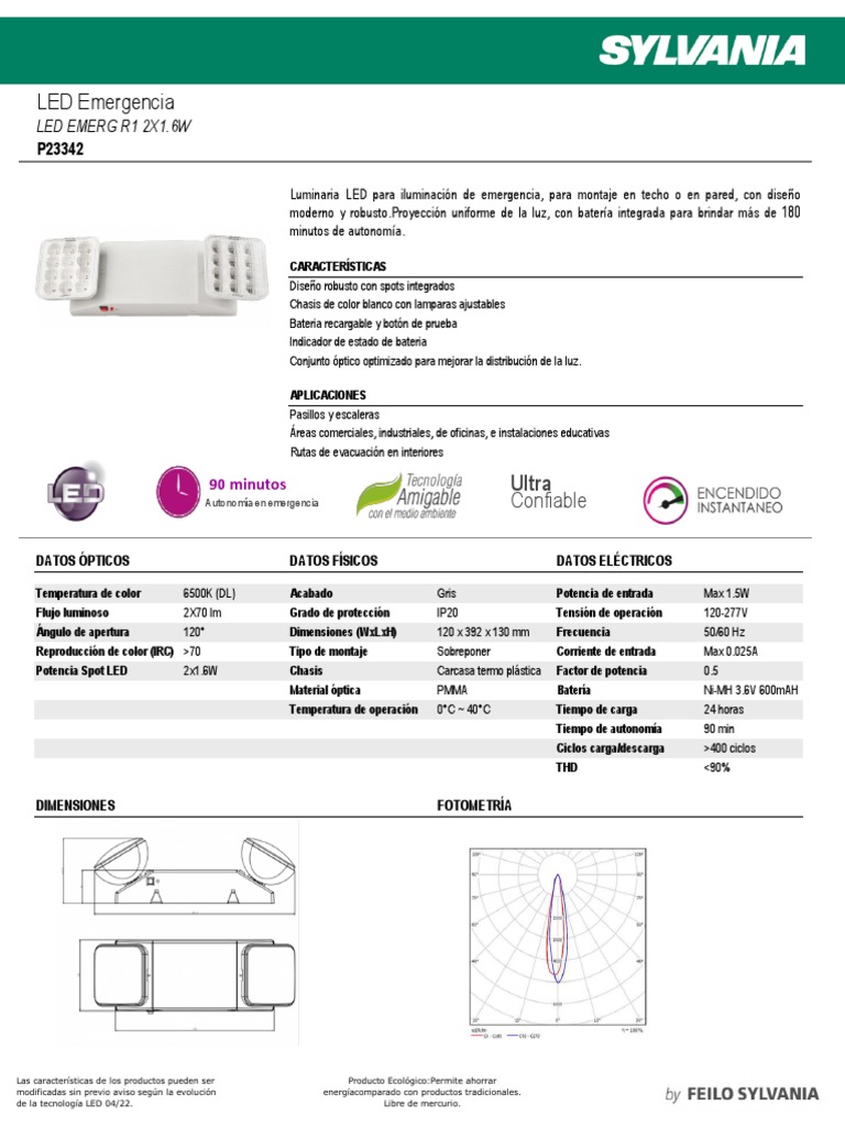 Fichas Tecnicas | PDF | Diodo emisor de luz | Ciencias fisicas