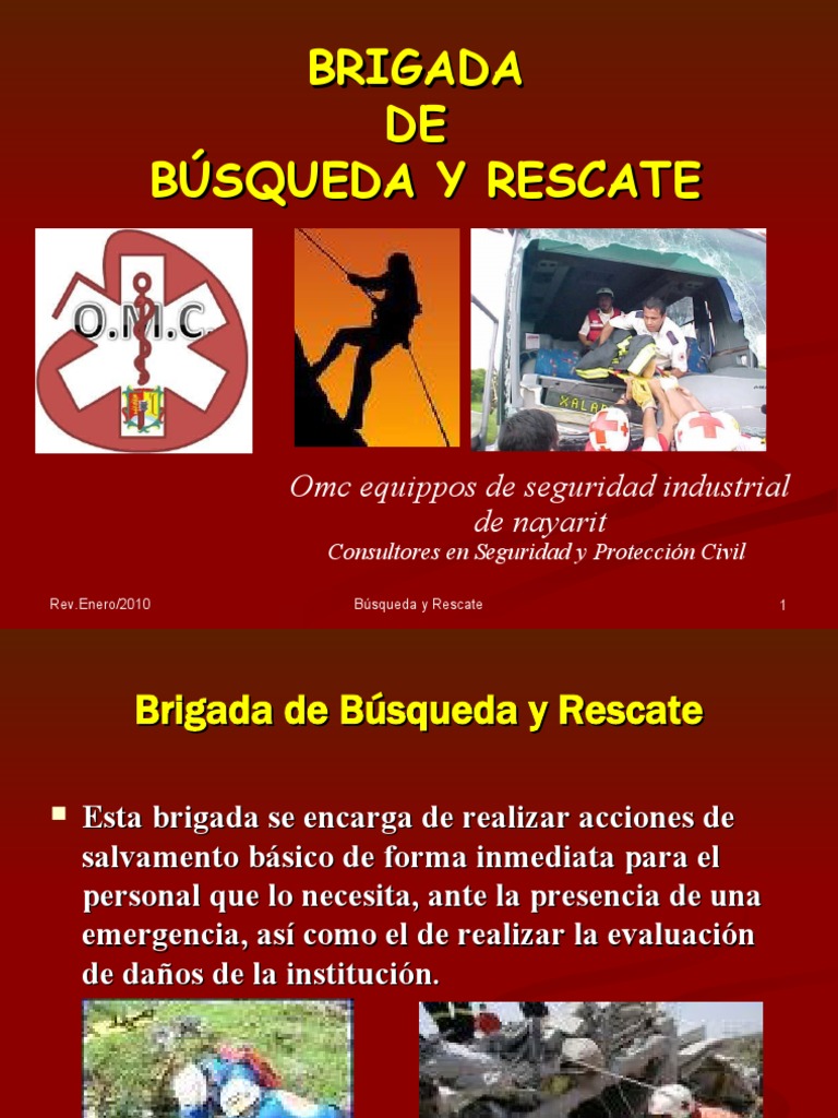Brigada de Busqueda y Rescate | PDF | Búsqueda y rescate