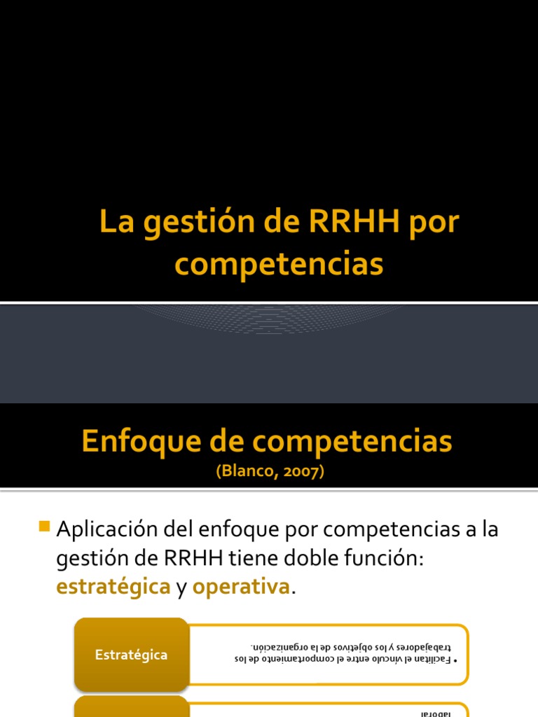 4. Gestiขn de RRHH por competencias | PDF | Gestión de recursos humanos | Business