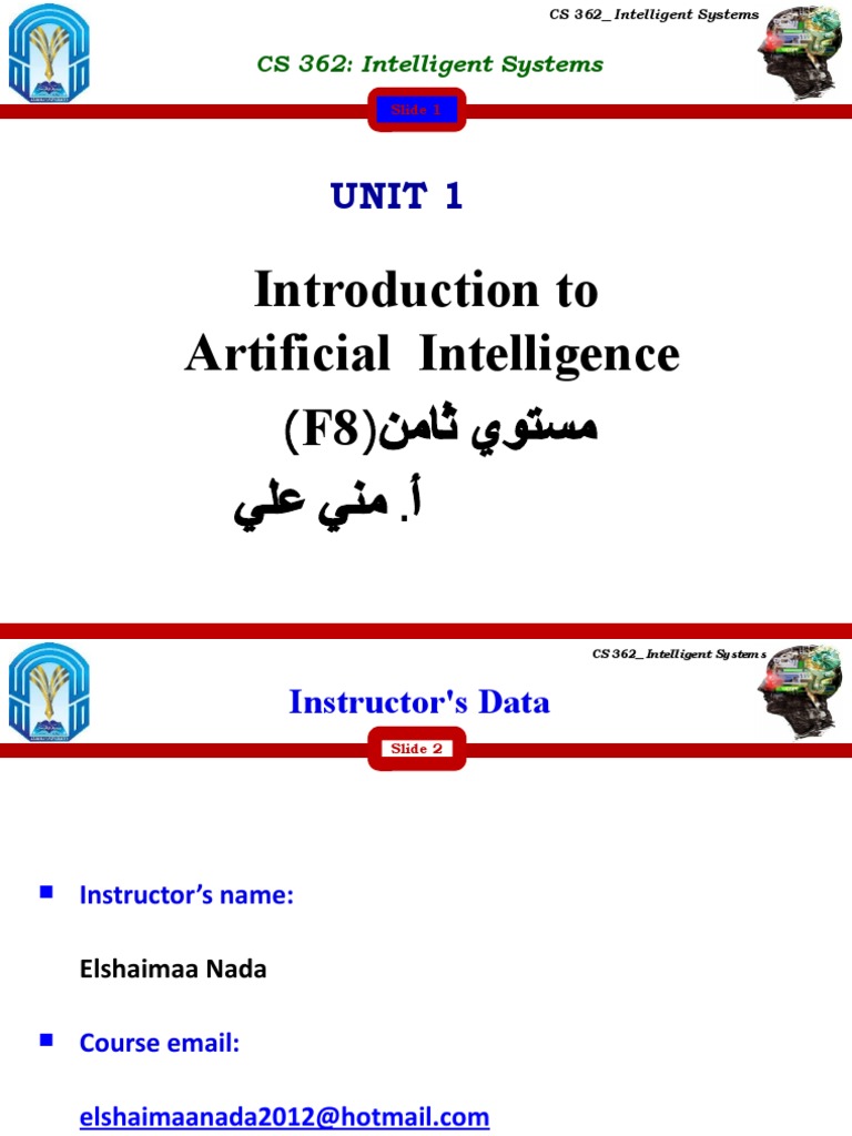 Introduction To Artificial Intelligence | PDF | Artificial Intelligence | Intelligence (AI ...