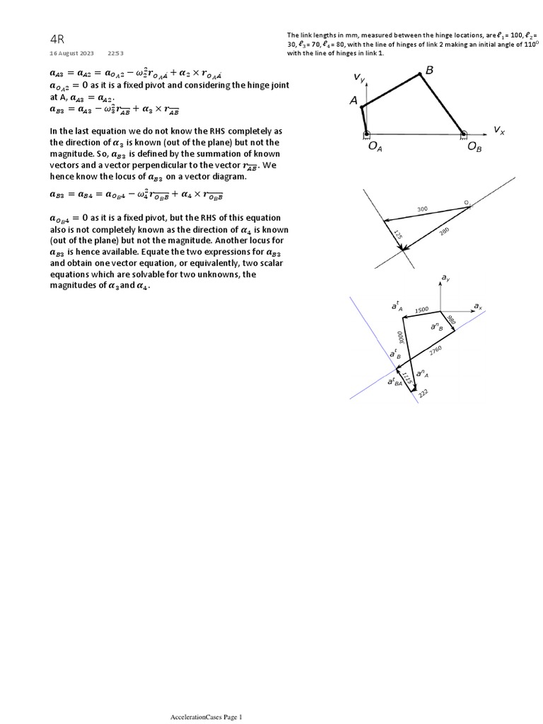 Acceleration Cases 2023 | PDF | Euclidean Vector | Acceleration