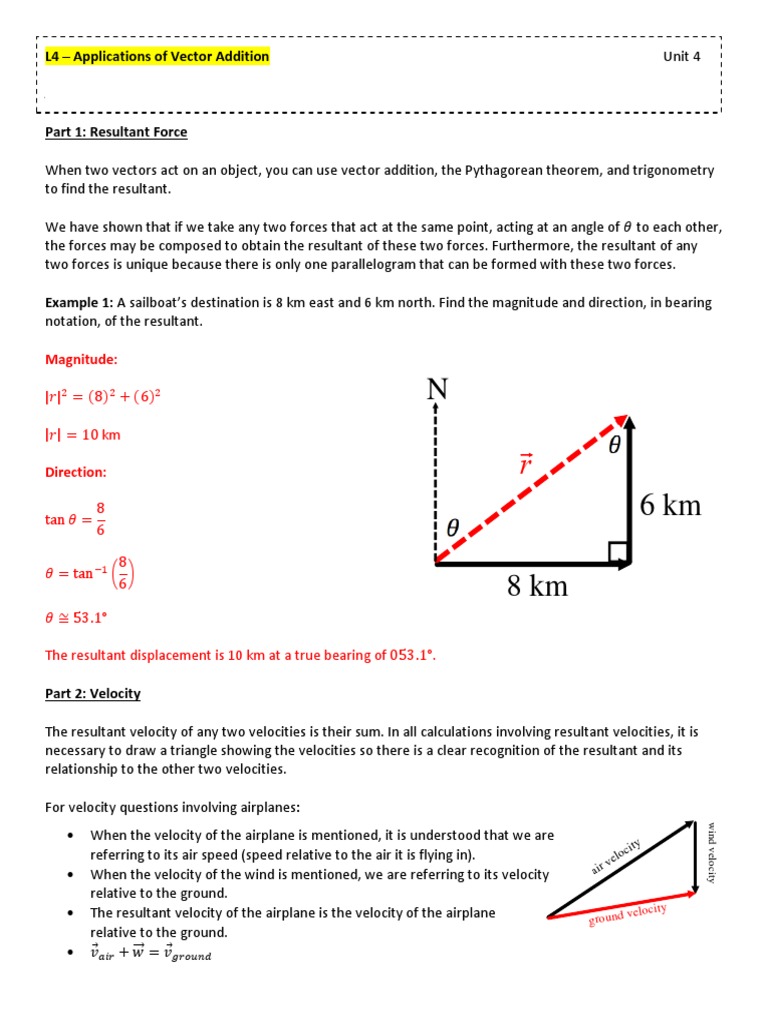 L4 Force Velocity Tension | Download Free PDF | Force | Euclidean Vector