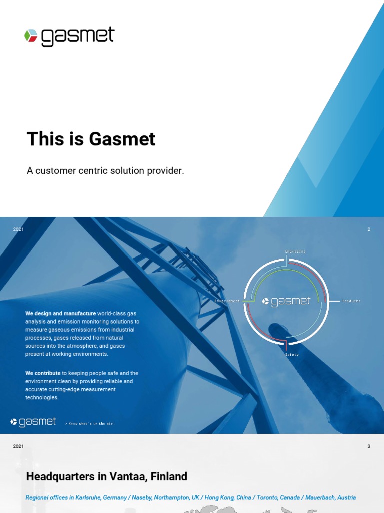 Gasmet: Leading Gas Analysis Solutions | PDF | Sustainability | Safety