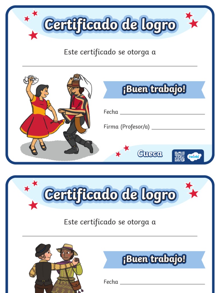 Diplomas de Logro Bailes | PDF
