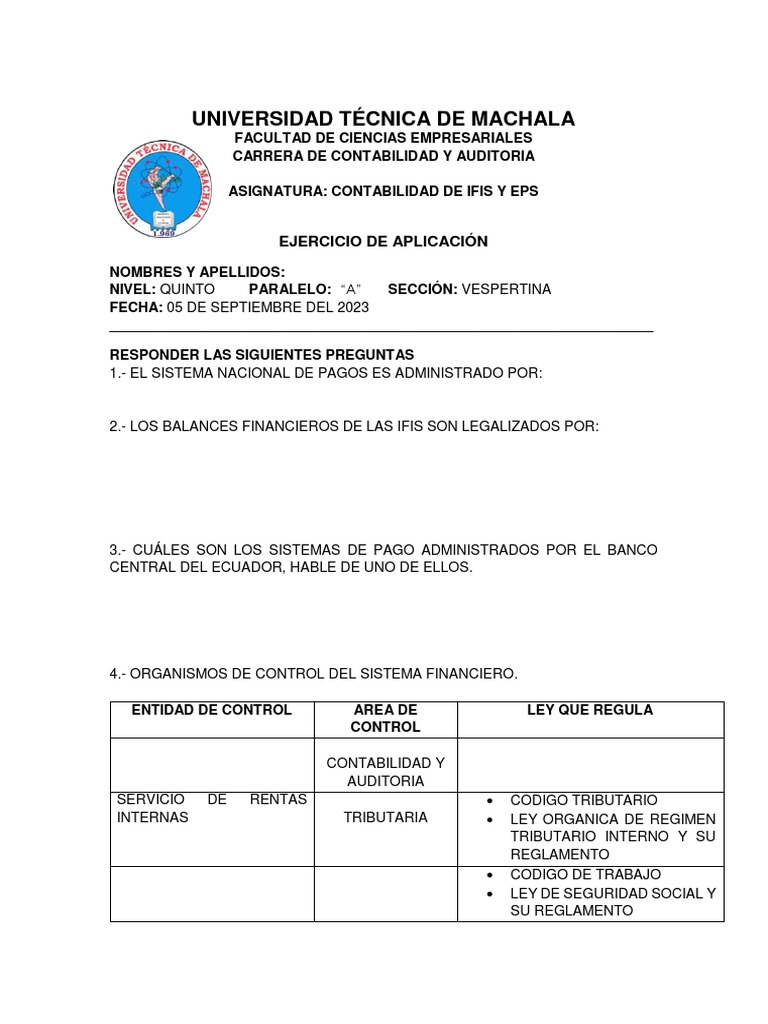 Ejercicio de Aplicacion Evaluado para Refuerzo | PDF | Contabilidad | Bancos
