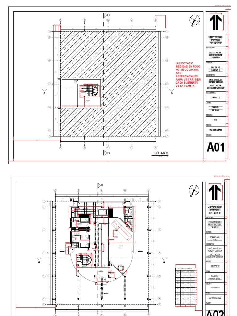 Plantas - Medidas - Villa Savoye | PDF