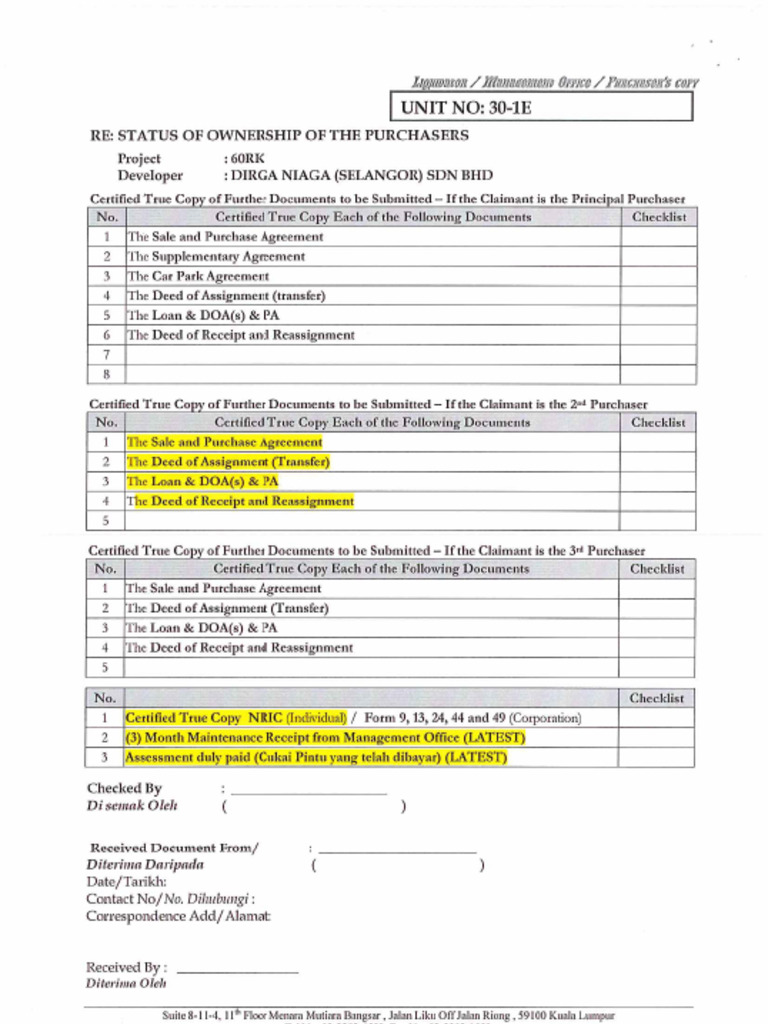 Compliance Form | PDF
