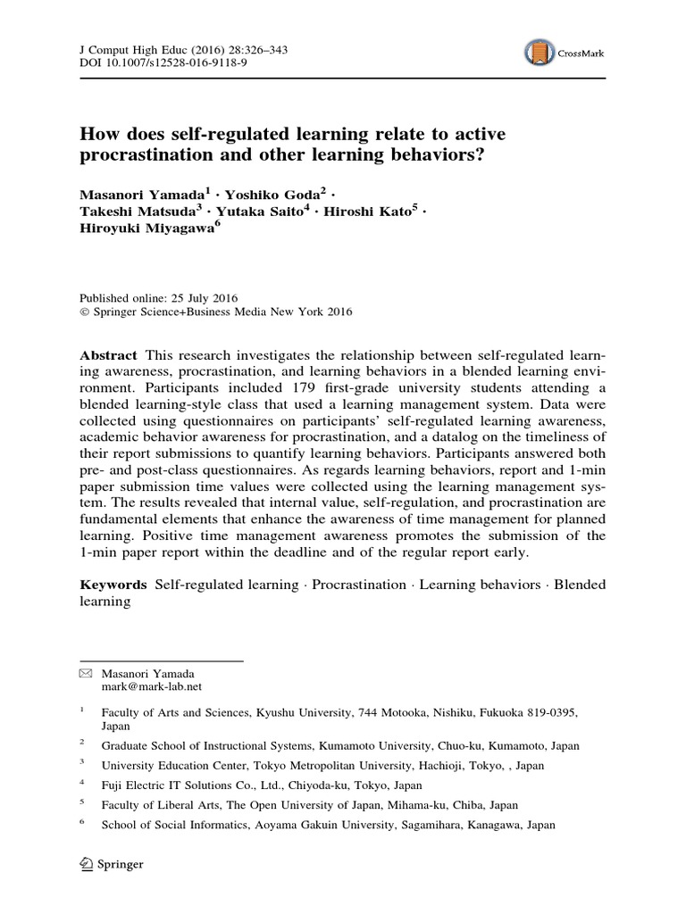 Active Procrastination | PDF | Professional Skills | Procrastination