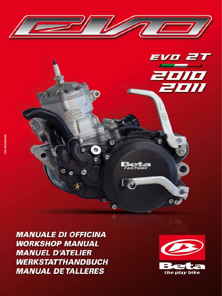 Manuale Officina Beta Evo2t | PDF | Screw | Piston