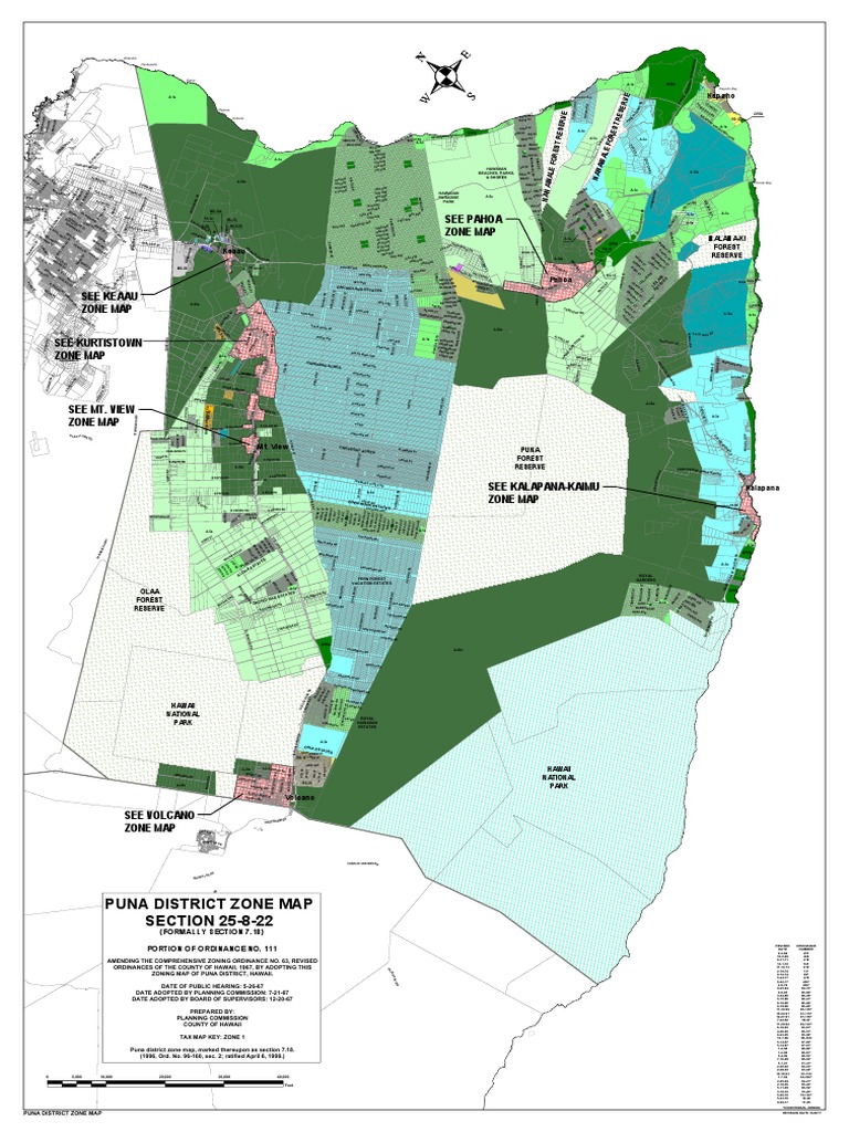 Puna District Zone Map | PDF