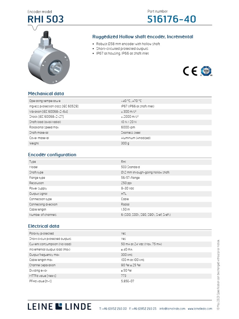 516176-40 Rhi-503 | PDF | Electrical Engineering | Electricity