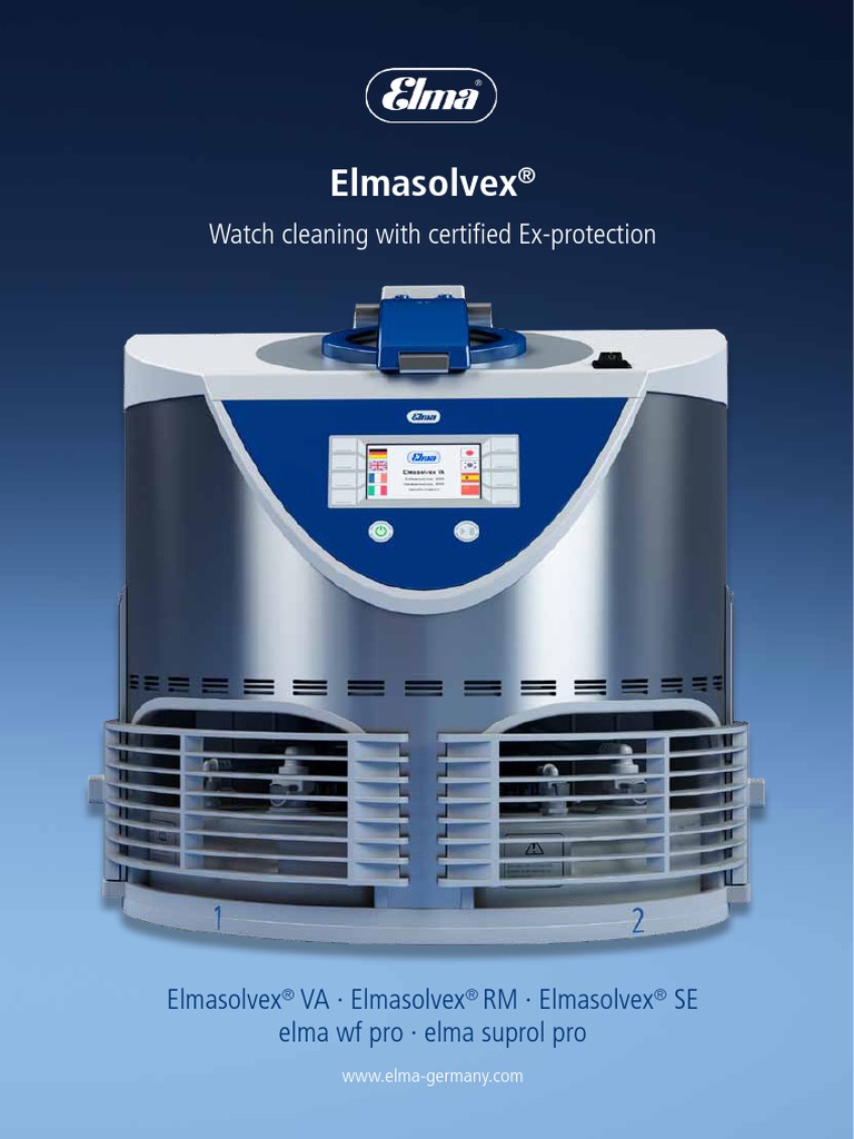 Brochure Elmasolvex EN | PDF | Ultrasound | Solvent