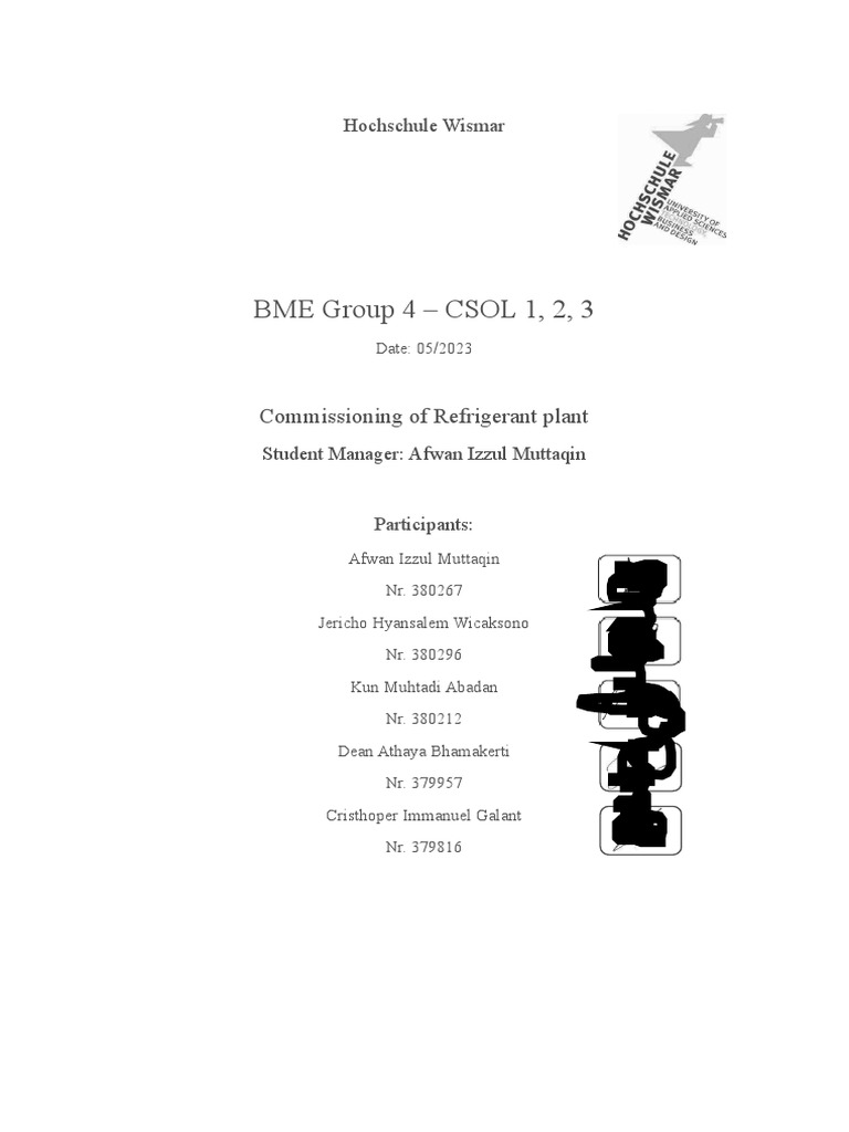 BME Group 4 CSOL 01 02 03 V.1 | PDF | Fuel Oil | Diesel Engine