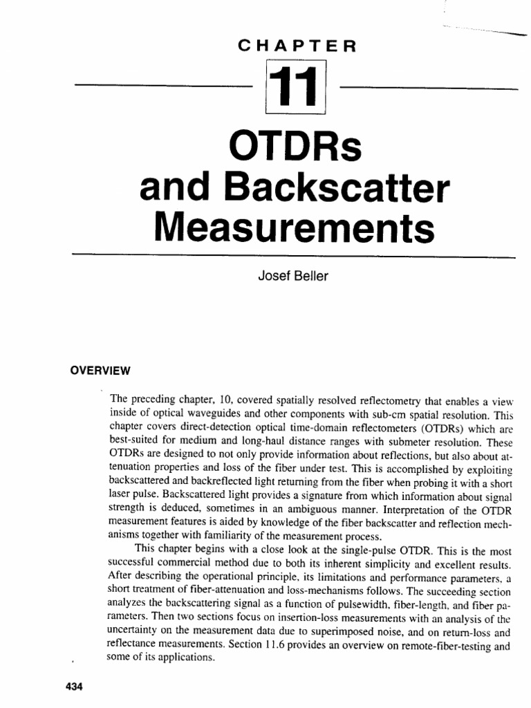 Fiber Optic Test and Measurement - Derickson - Chap11 | PDF ...