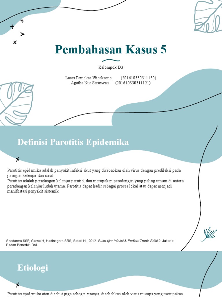 Parotitis Epidemika | PDF | Sains & Matematika