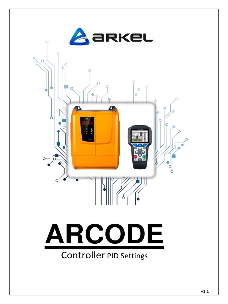 Arcode Controller PID Gain Settings - En-V1.1 | PDF | Electric Motor | Elevator