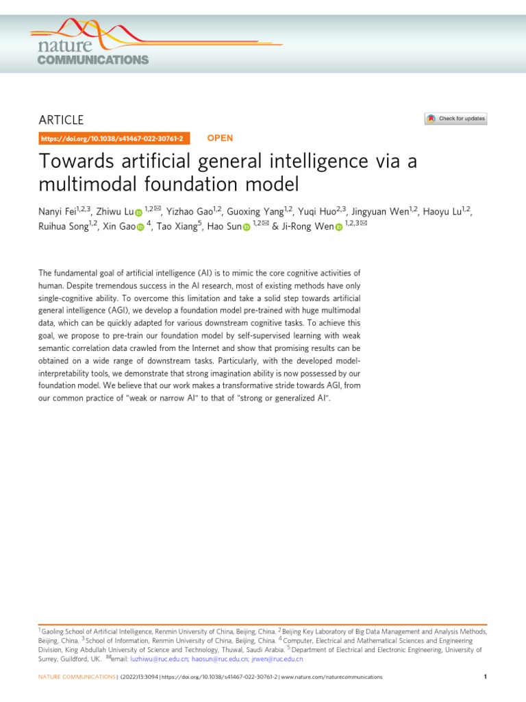 s41467-022-30761-2-Towards Artificial General Intelligence via a ...