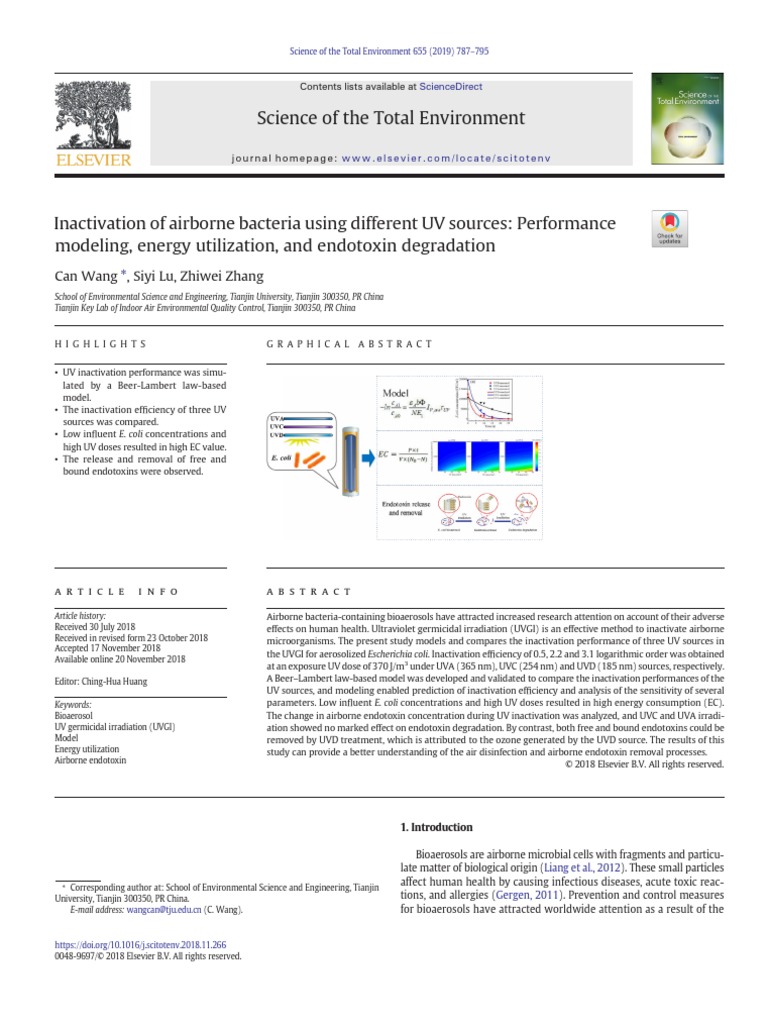 Wang Et Al., 2019 | Download Free PDF | Ultraviolet | Lipopolysaccharide Wang Et Al., 2019 | Download Free PDF | Ultraviolet | Lipopolysaccharide