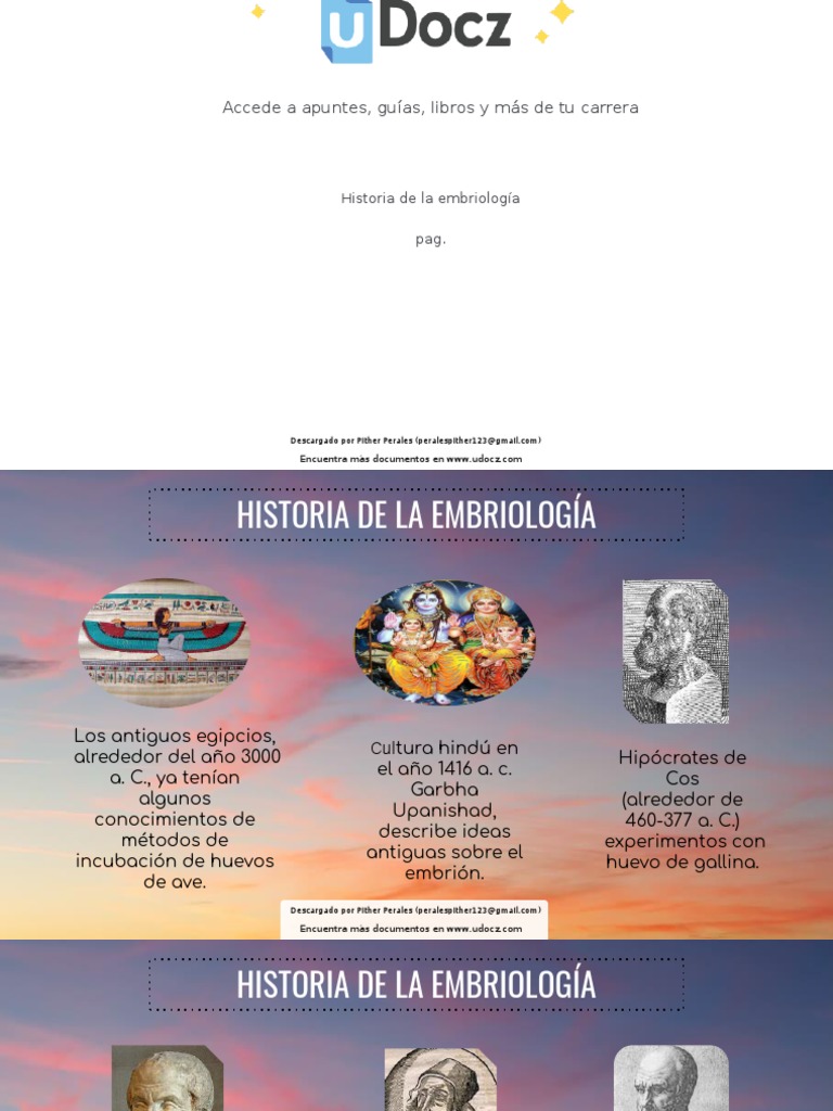 Historia de La Embri 128536 Downloadable 3885000 | PDF | Interacciones ...