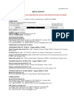 Bula do Fungicida APRON RFC | PDF | Agricultura | Desperdício