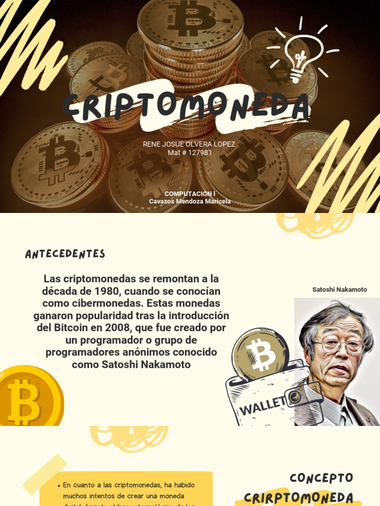 Presentación Criptomoneda | PDF | Criptomoneda | Economias