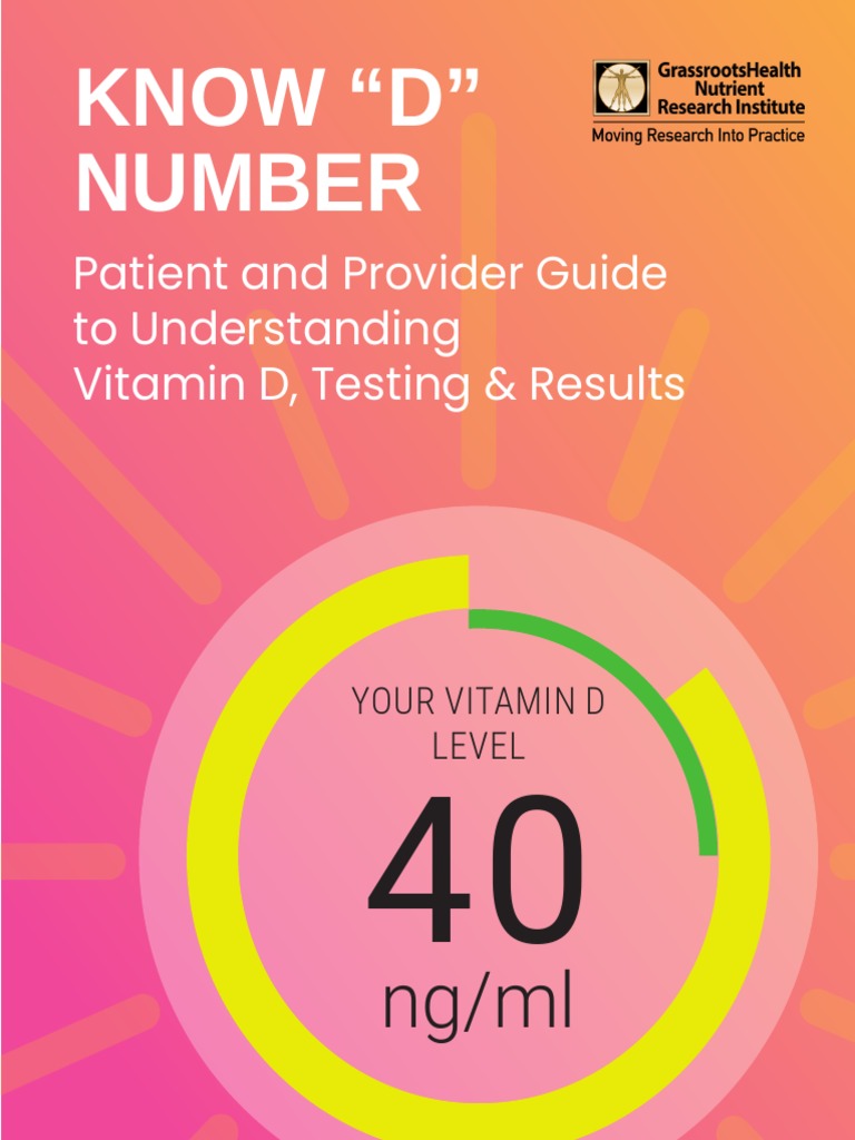 Booklet On Vitamin D | PDF | Vitamin D | Dietary Supplements