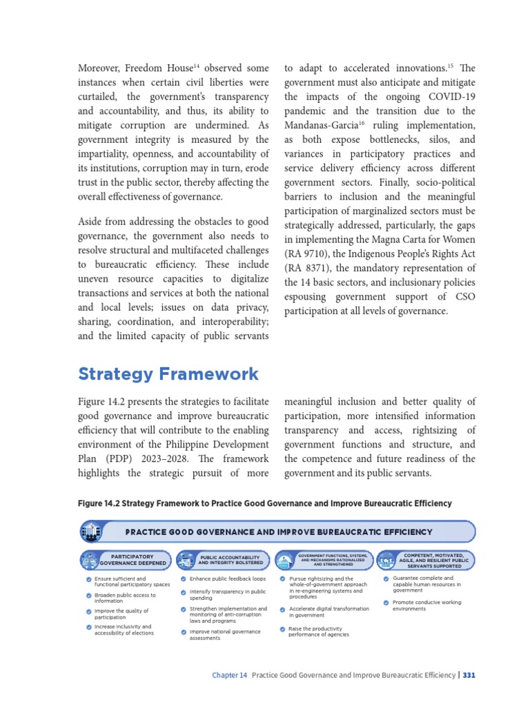 Philippine Development Plan 2023 2028 - With - Link 351 450 | PDF ...