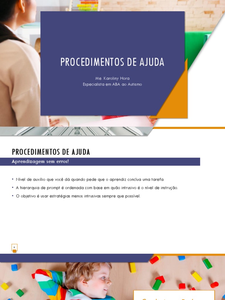 Procedimentos de Ajuda | PDF