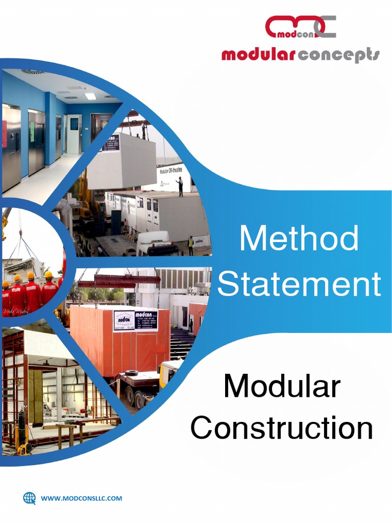 Modular Construction Method Statement | PDF | Framing (Construction) | Wall