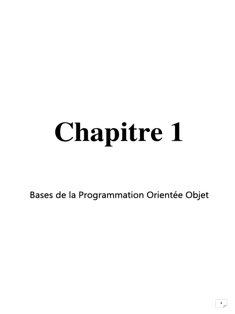 Cours POO | PDF | Java (Langage de programmation) | Machine virtuelle Java