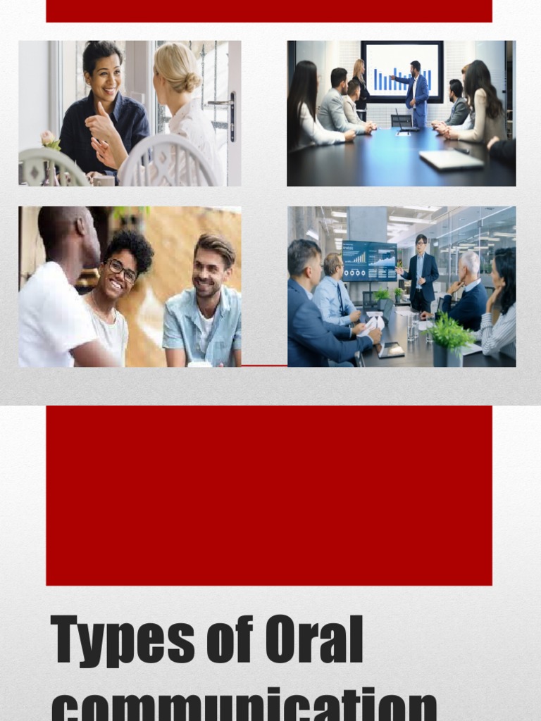 Types and Benefits of Oral Communication | PDF | Communication ...