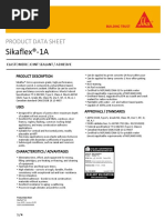 SikaFlex 1A Product Data Sheet | PDF | Concrete | Water