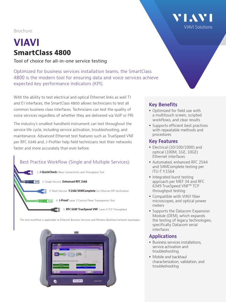 Smartclass 4800 Brochures en | PDF | Computer Network | Ethernet