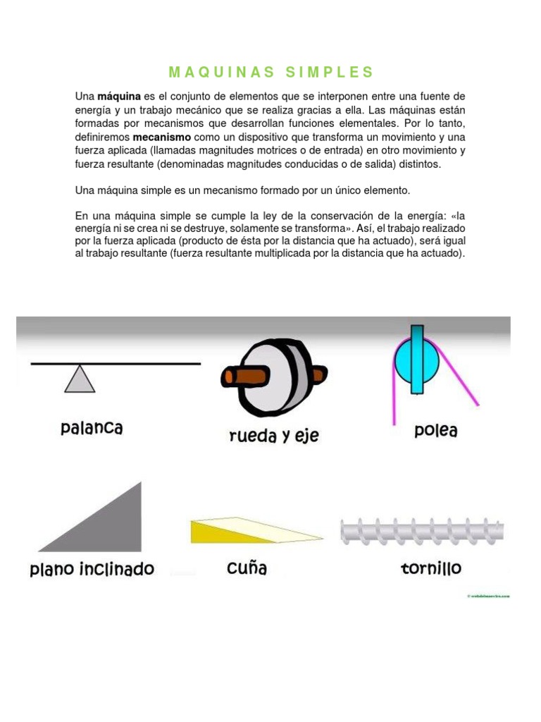 Maquinas Simples | PDF