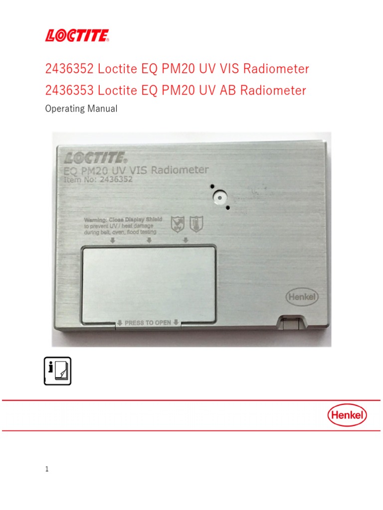 Eq pm20 Uv Radiometer Manual 1549400338 1991484 | Download Free PDF | Ultraviolet | Light ...