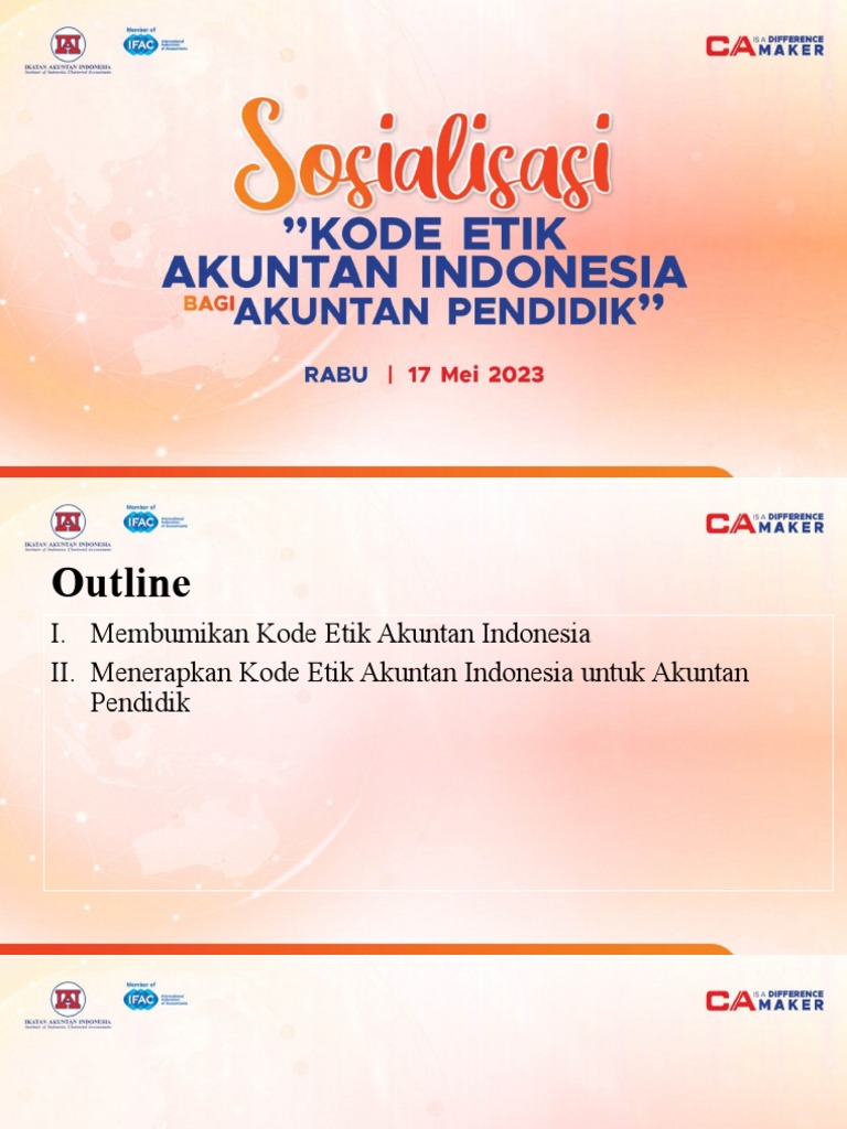 Materi Sosialisasi KEAI Bagi Akuntan Pendidik EB | PDF