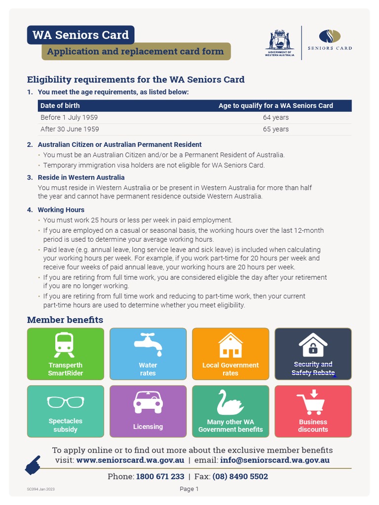 WASC Application Form Jan-2023-Colour | PDF | Identity Document ...