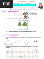 Ficha N°58 - Ejercicios de Simetria de Figuras | PDF