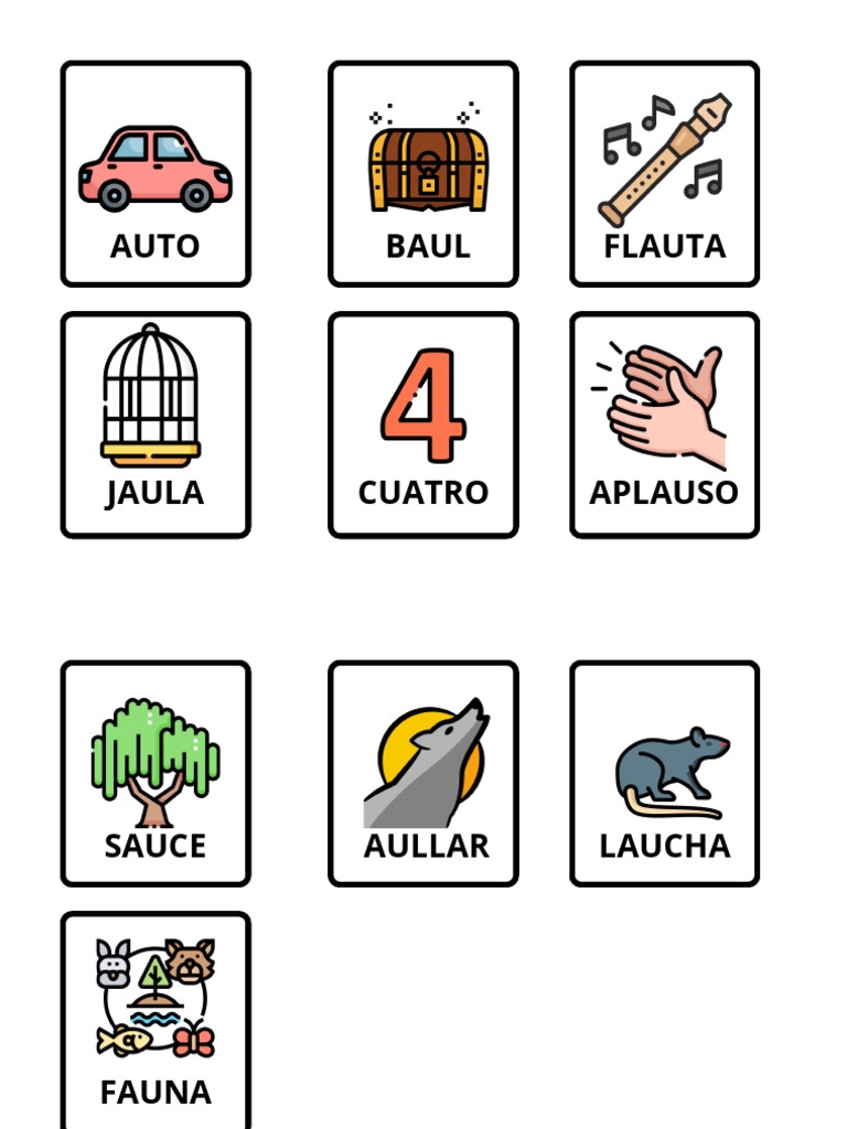 Palabras con "au" en español | PDF