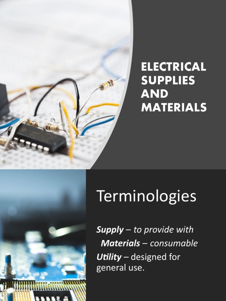 Electrical Materials and Supplies | PDF | Ac Power Plugs And Sockets ...