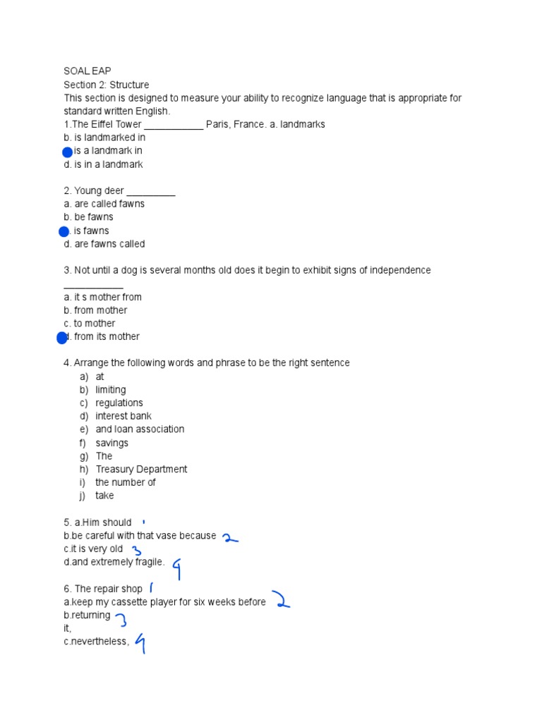 Soal Eap | PDF | Yarn | Textiles