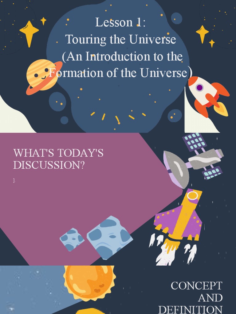 Colorful Universe Playful Space Science Lesson Presentation | PDF