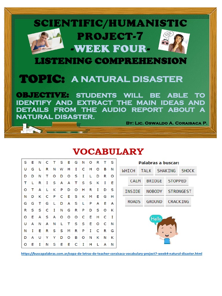 Project Seven - Actividades de Clase - Bachillerato - Week Four | PDF