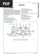 LM5020 100V Current Mode PWM Controller: General Description Features | PDF | Amplifier | Capacitor